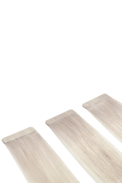 Silver Sand (#SS) Remy Royale Double Drawn Tape Hair Extensions | Cliphair UK