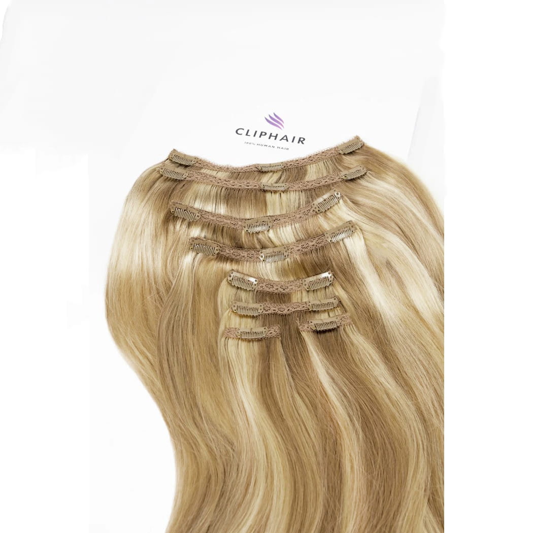 Biscuit Blondey Ultra-Volume Hair Extensions | Cliphair UK