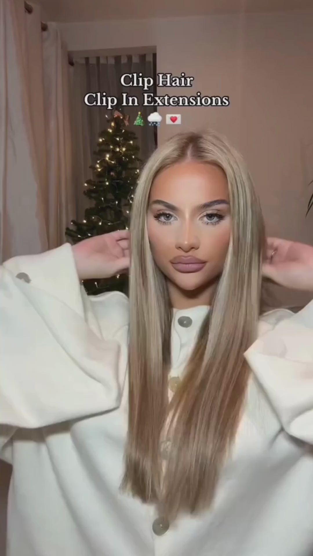 Biscuit Blonde Seamless Clip In Extensions | Cliphair UK