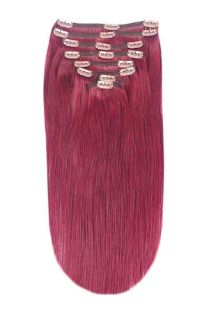 Dark Cherry Red/Plum Hair Extensions (#530) | Cliphair UK