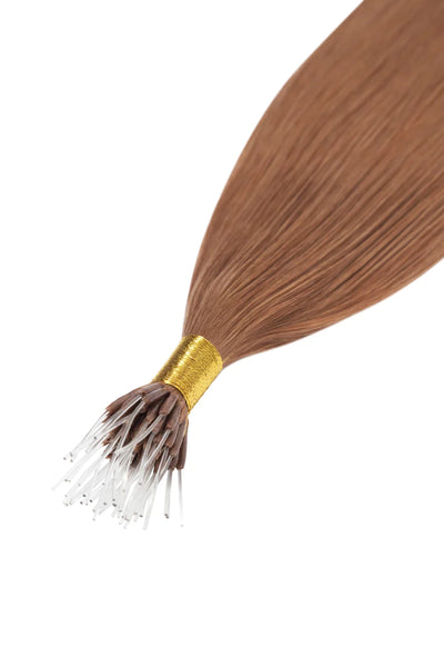 Light Auburn (#30) Remy Royale Nano Bond Hair Extensions | Cliphair UK