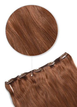 Auburn & Copper Red Human Hair Extensions | Cliphair UK
