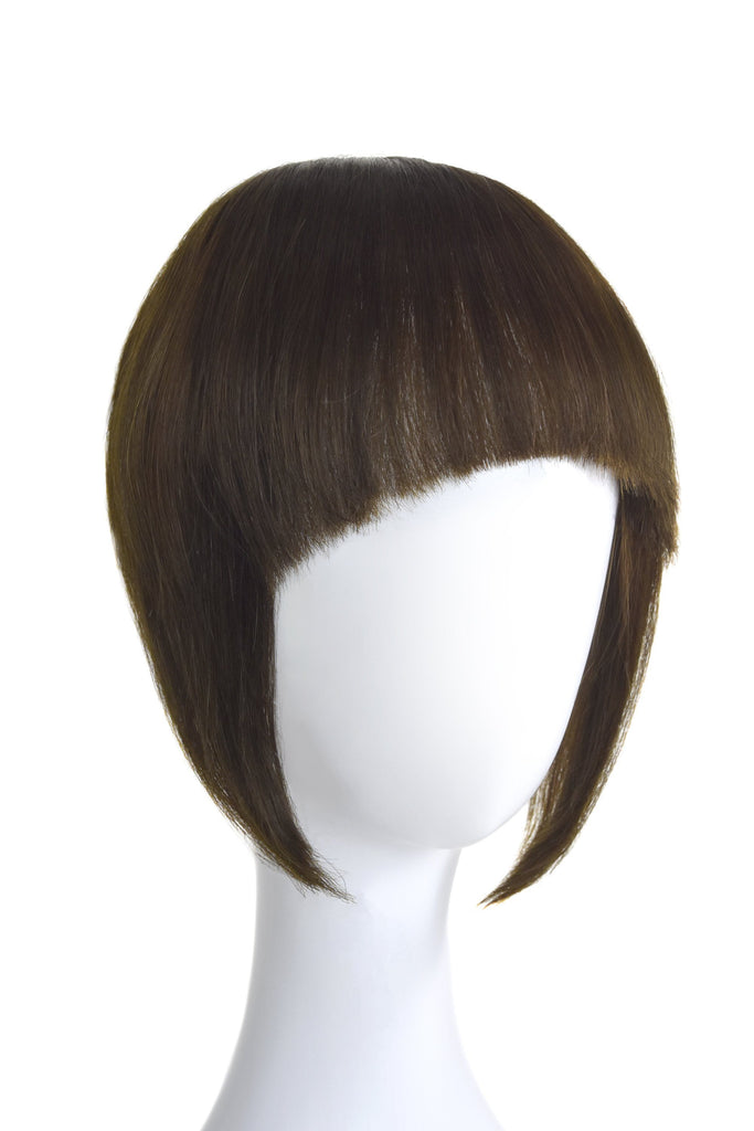 Medium Brown Clip In Bangs (#4) | Cliphair UK