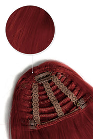 Deep Red One Piece Clip In Hair Extensions | Cliphair UK