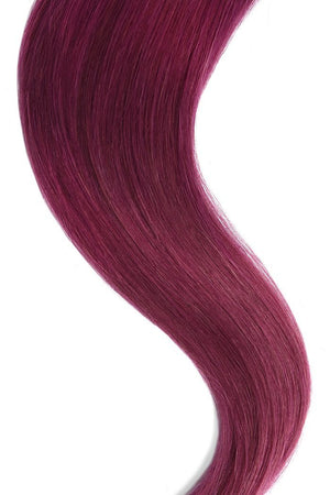 Dark Cherry Red/Plum Hair Extensions (#530) | Cliphair UK