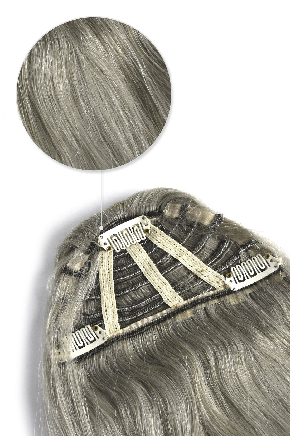 Silver/Grey Clip In Bangs | Cliphair UK