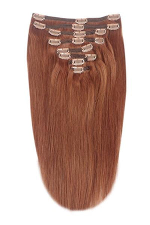 Auburn & Copper Red Human Hair Extensions | Cliphair UK