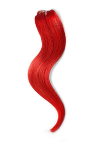 Bright Red Nano Hair Extensions | Cliphair UK